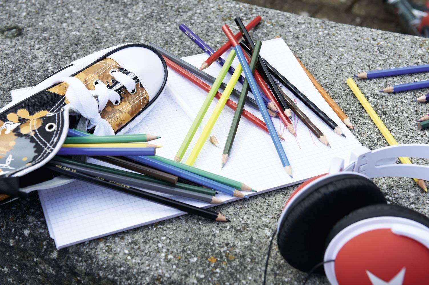 STABILO Color Wallet of 24 Colours - Coloured Pencil