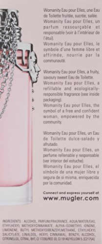 THIERRY MUGLER Womanity Eau De Toilette Spray, Eau Pour Elles, 1.7 Fluid Ounce