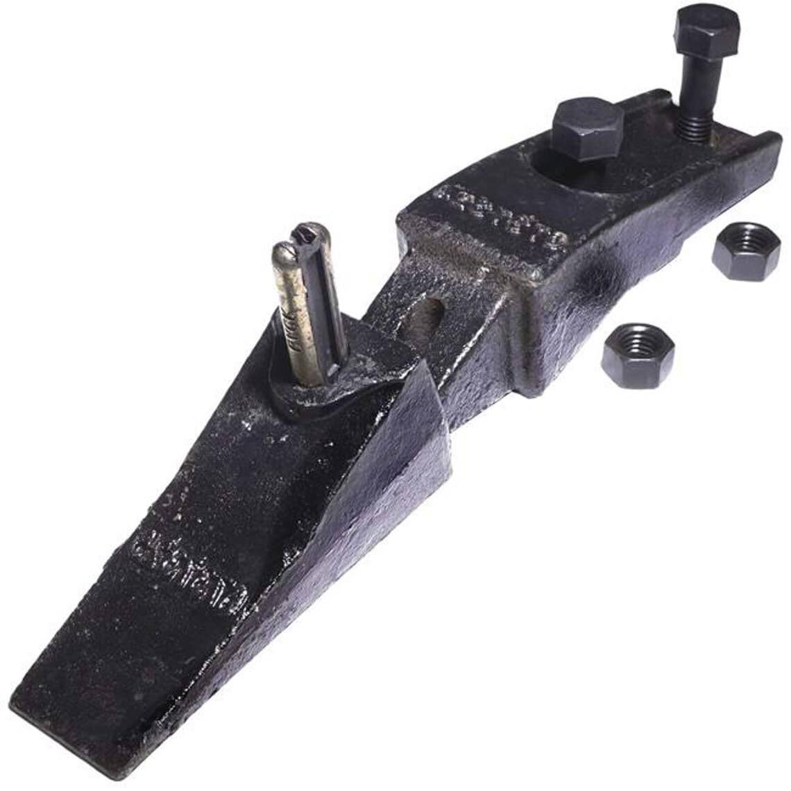 Titan Attachments 7 Bucket Teeth Assembly 6737322Y Bobcat Style Bolt on Flush Mount Pin Skid Steer