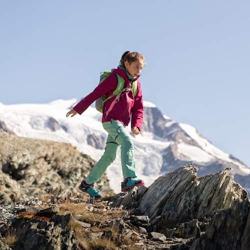 Salewa JR ALP Trainer MID GTX Trekking & Hiking Boots, Dark Denim Charcoal, 2 US Unisex Big Kid