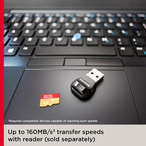 SanDisk 512GB Extreme microSD UHS-I Card with Adapter - Up to 160MB/s with SanDisk MobileMate USB 3.0 microSD Card Reader