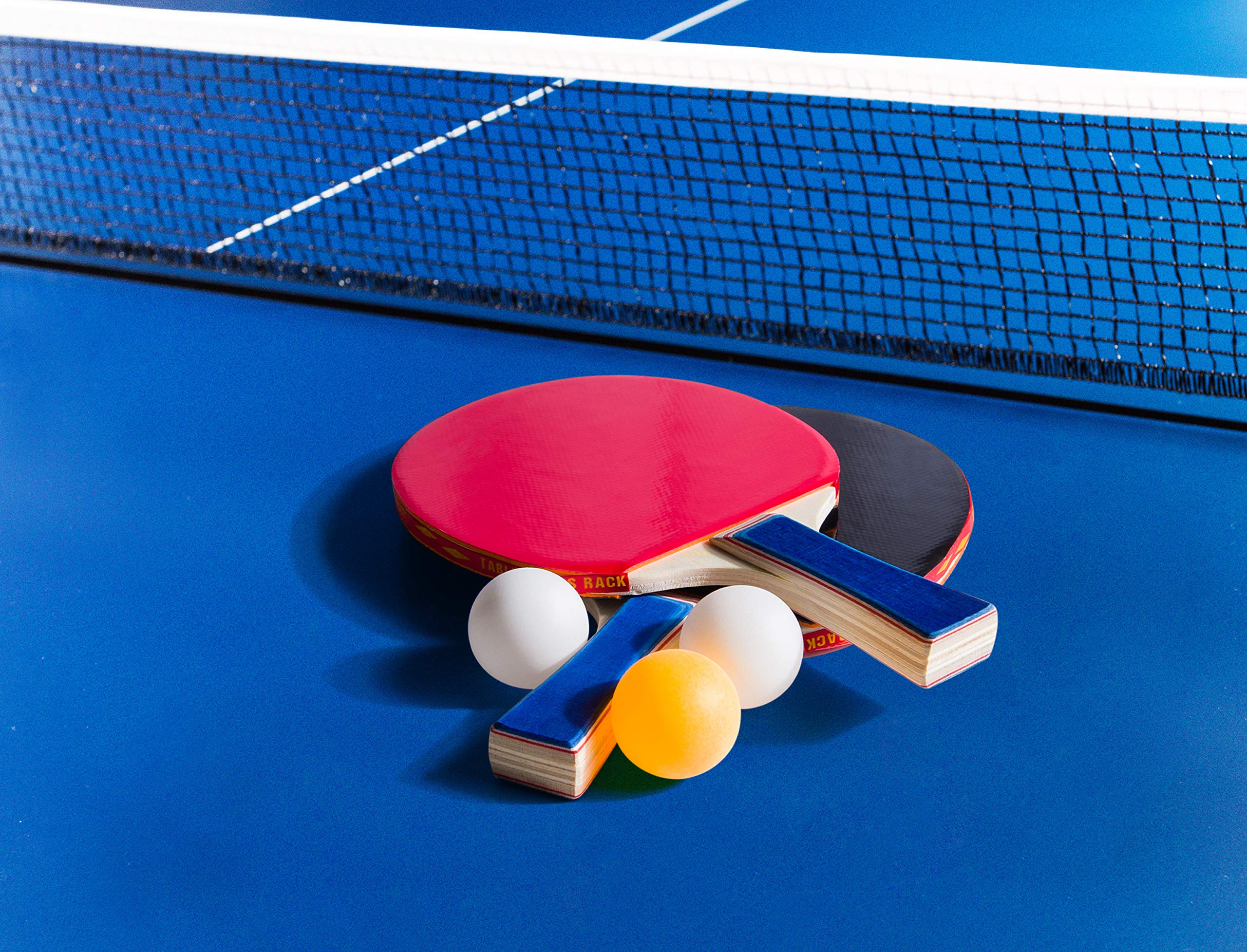 Table Tennis Set - 2 Paddles, 3 Balls - by The Nerve Athletics
