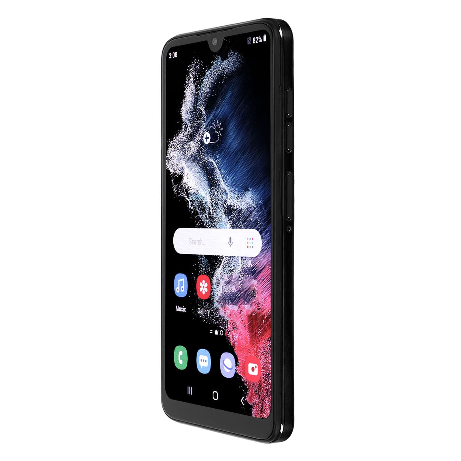 VINGVO 6.3 Inch Mobile Phone, 16MP 8MP Camera S23 Ultra 6.3 Inch Smartphone GPS Navigation Black for Daily Life (US Plug)