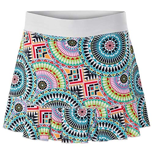 SOFIBELLA UV Colors Print 14 Inch Womens Tennis Skirt - Fantasy/L