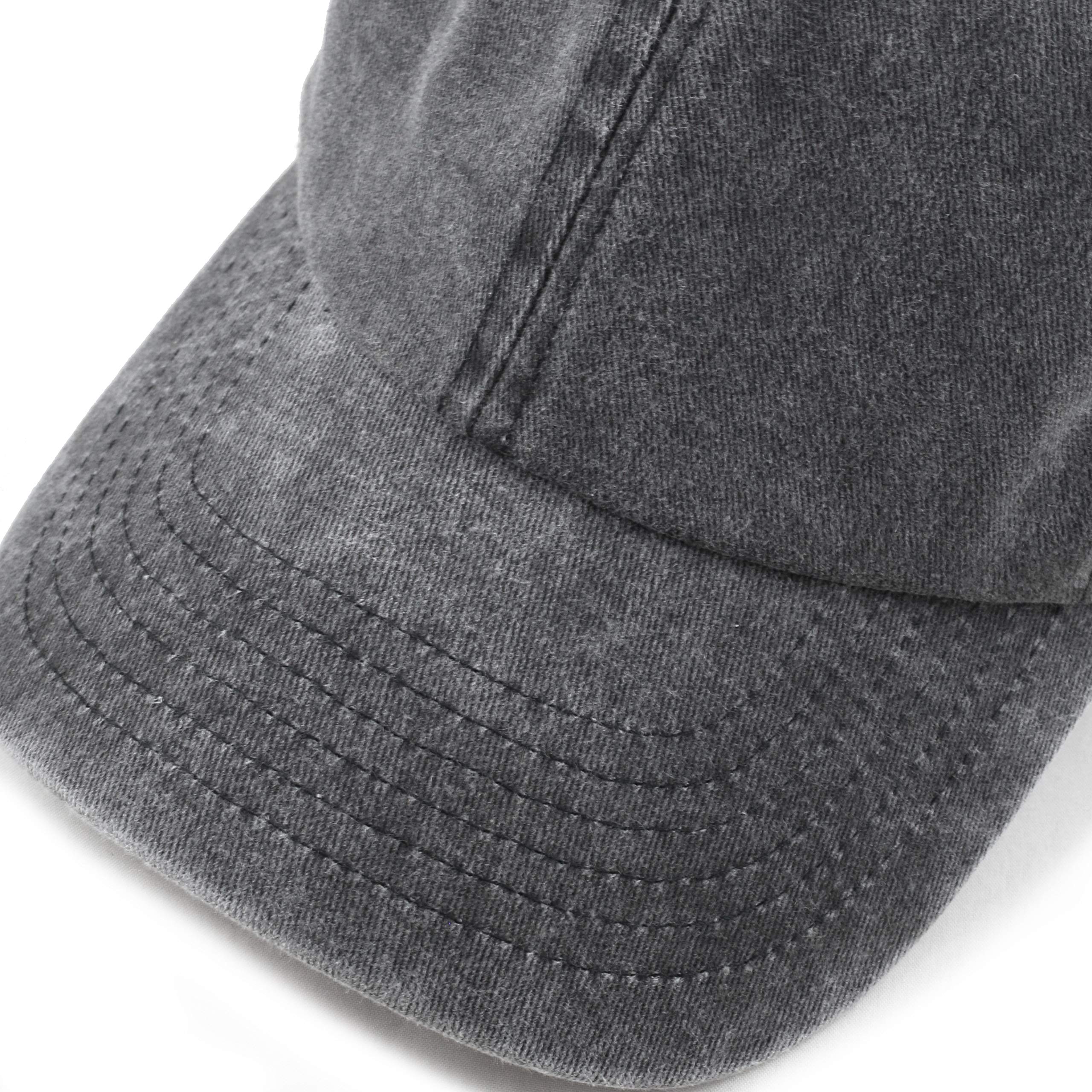 The Hat Depot 100% Cotton Pigment Dyed Low Profile Dad Hat Six Panel Cap (2. Green/Khaki)