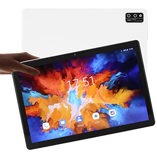 VINGVO Gaming Tablet, Office Tablet 2 Card Slots Octacore CPU 10.1 Inch IPS (US Plug)