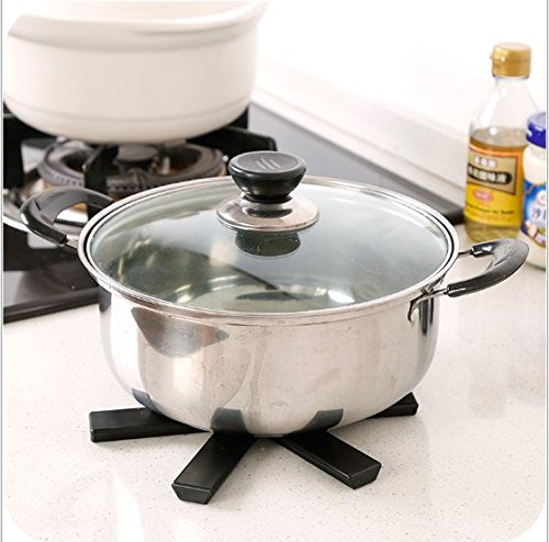 WOIWO High Temperature Resistant Pan Cushion New and Strange Folding Pot Plastic Pot Mat