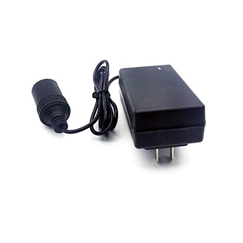 yelesley AC to DC Converter 12V 3A 36W Car Cigarette Lighter Socket 110-240V to 12V AC/DC Power Adapter AC to Car Cigarette Lighter Socket DC 12V 3A Power Converter