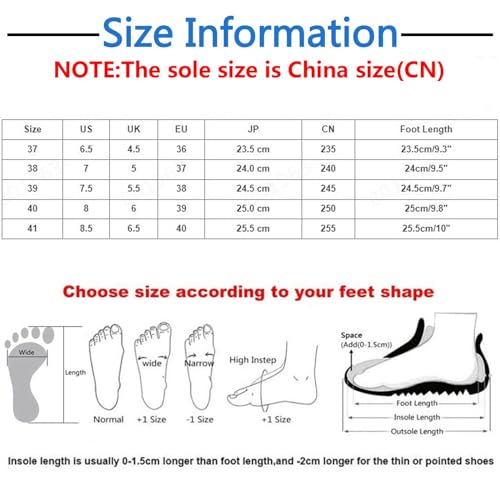 Soft Sole Orthopedic Casual Shoes Mesh up Stretch Platform Shoes Wide Width Elderly Shoes with Adjustable Closure Soft Comfortable Casual Walking Sneakers Shoes (C-PP1, 8.5)
