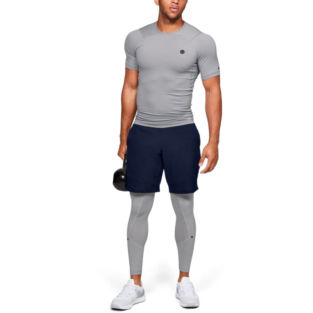 Under Armour Men's UA Rush HeatGear Compression Short Sleeve XXL Gray