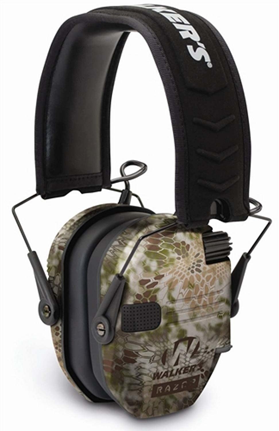 Walkers Razor Slim Electronic Shooting Ear Muff (Kryptek Camo) 5-Pack Bundle (5 Items)