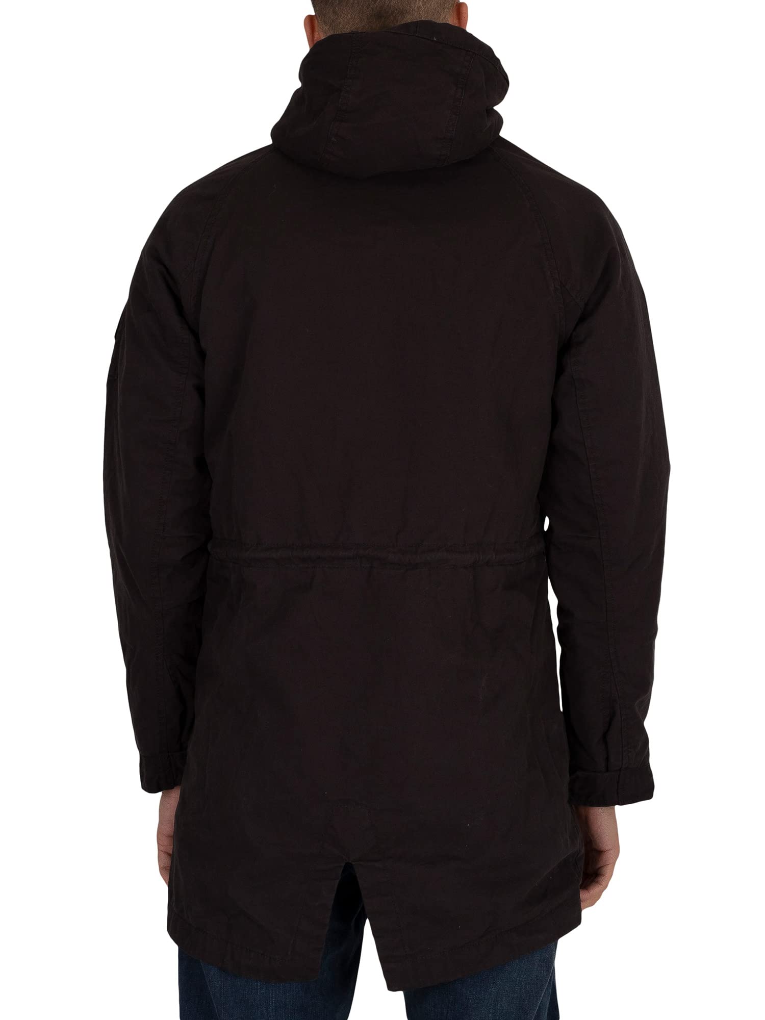 Superdry Mens Mountain Rookie Aviator Parka Jacket Furnace Black Size M