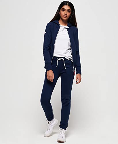 Superdry Womens La Athletic Zip Hoodie City Navy Size 6