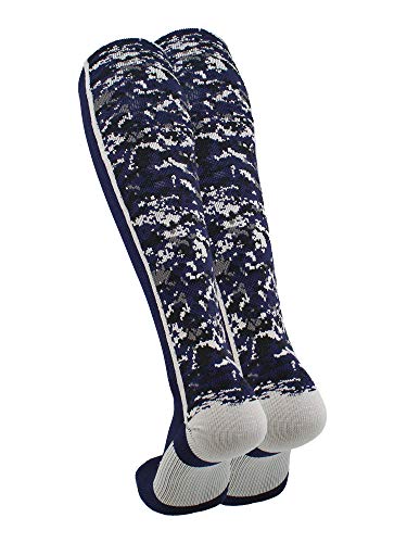 TCK Digital Camo OTC Socks (Navy, X-Large)