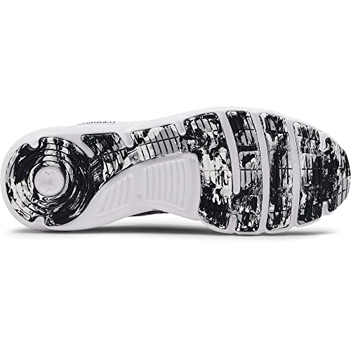 Under Armour Mens Charged Assert 9 Marble Running Shoe, White(101 Black, 11 US