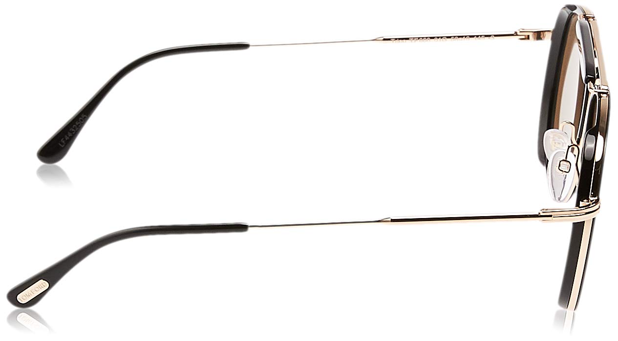 Sunglasses Tom Ford FT 0666 Tripp 01G shiny black/brown mirror