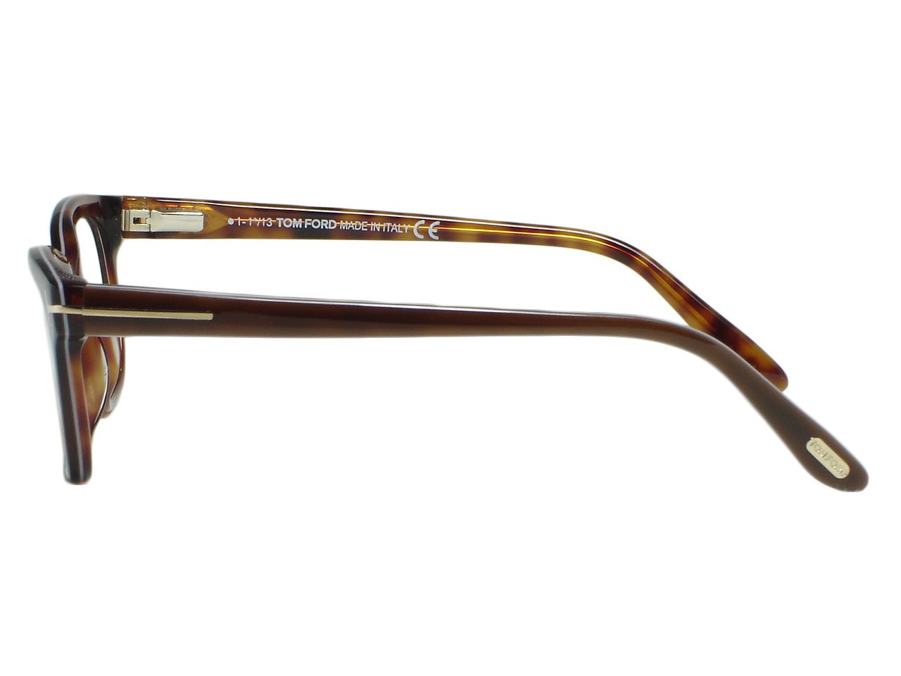Tom Ford Eyewear TF5207 047 Dark Brown/Light Havana Eyeglasses 49mm