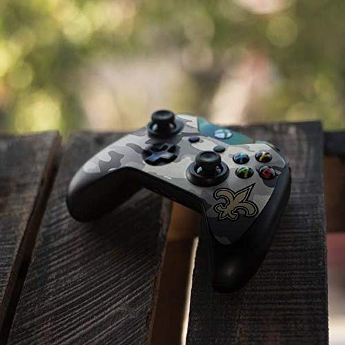 Skinit Decal Gaming Skin Compatible with Xbox One Controller - Officially Licensed NFL New Orleans Saints Camo Design