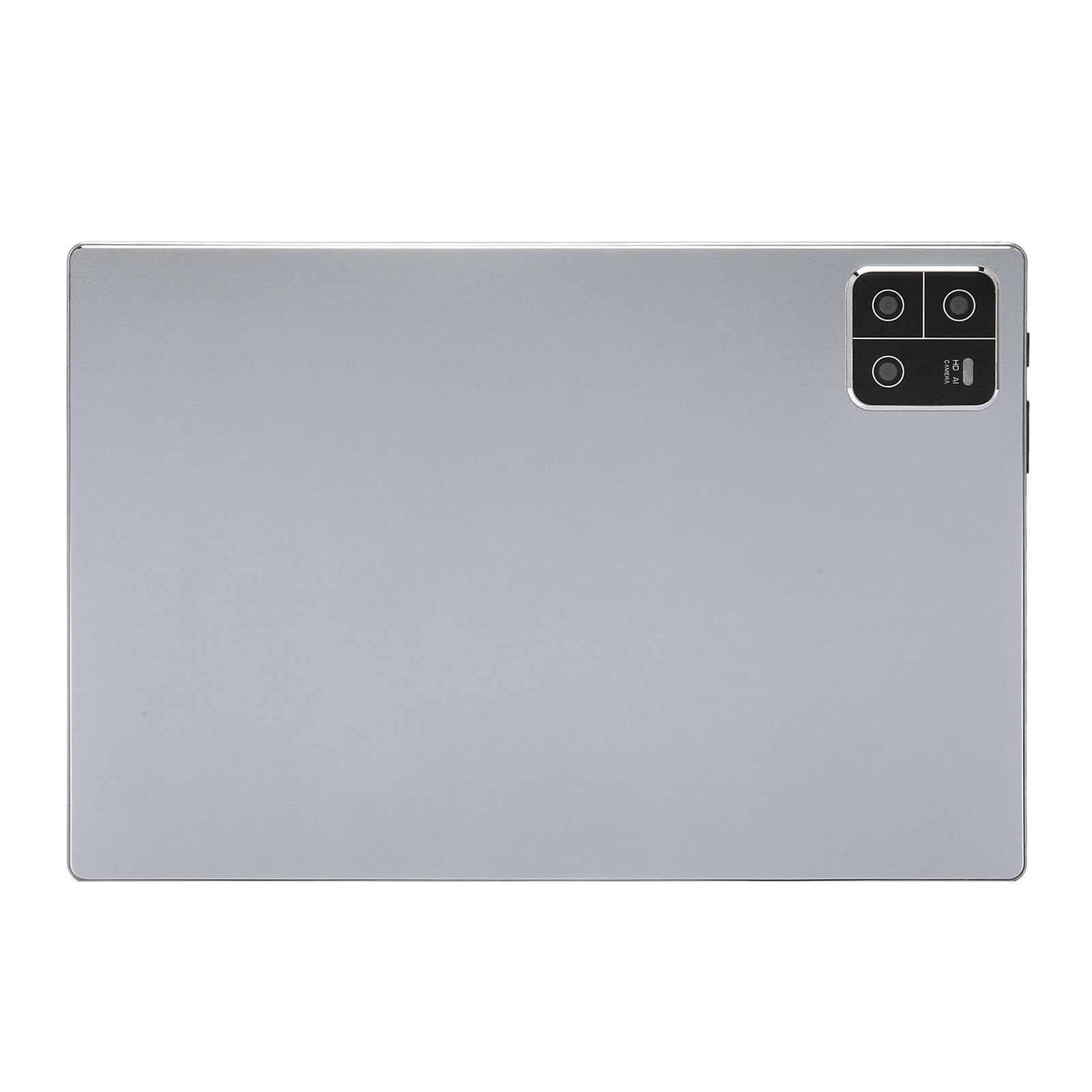 Tablet PC, 8GB RAM 128GB ROM 8800mAh Office Tablet Silver Color Dual Camera 10 Inch for Family (US Plug)
