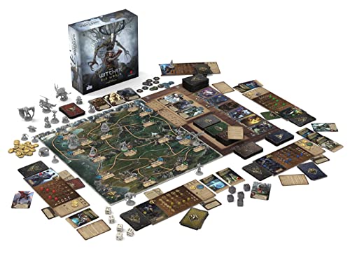 The Witcher Old World Board Game | Fantasy Game | Competitive Adventure Game | Strategy Game for Adults | Ages 14+ | 1-5 Players | Avg. Playtime 90-150 Minutes | Made by Go On Board