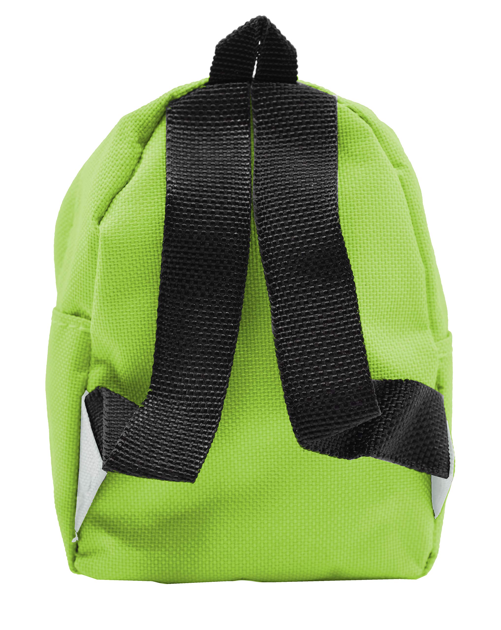 Teak Tuning Fingerboard Backpack Case, Green - 5" x 3.75" - Miniature Canvas Bag for Tuning Travel & Storage