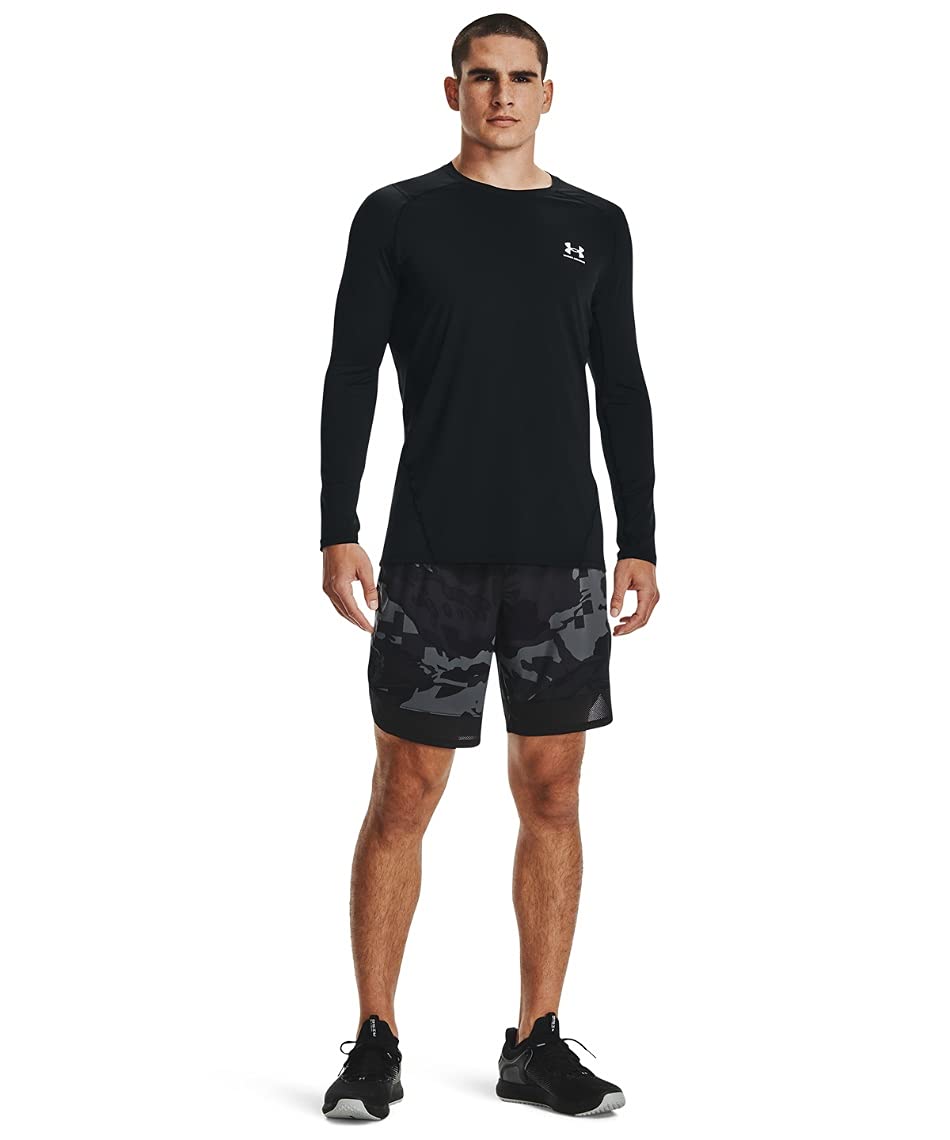 Under Armour Train Stretch Camo Shorts, Pitch Gray (012)/Black, Medium