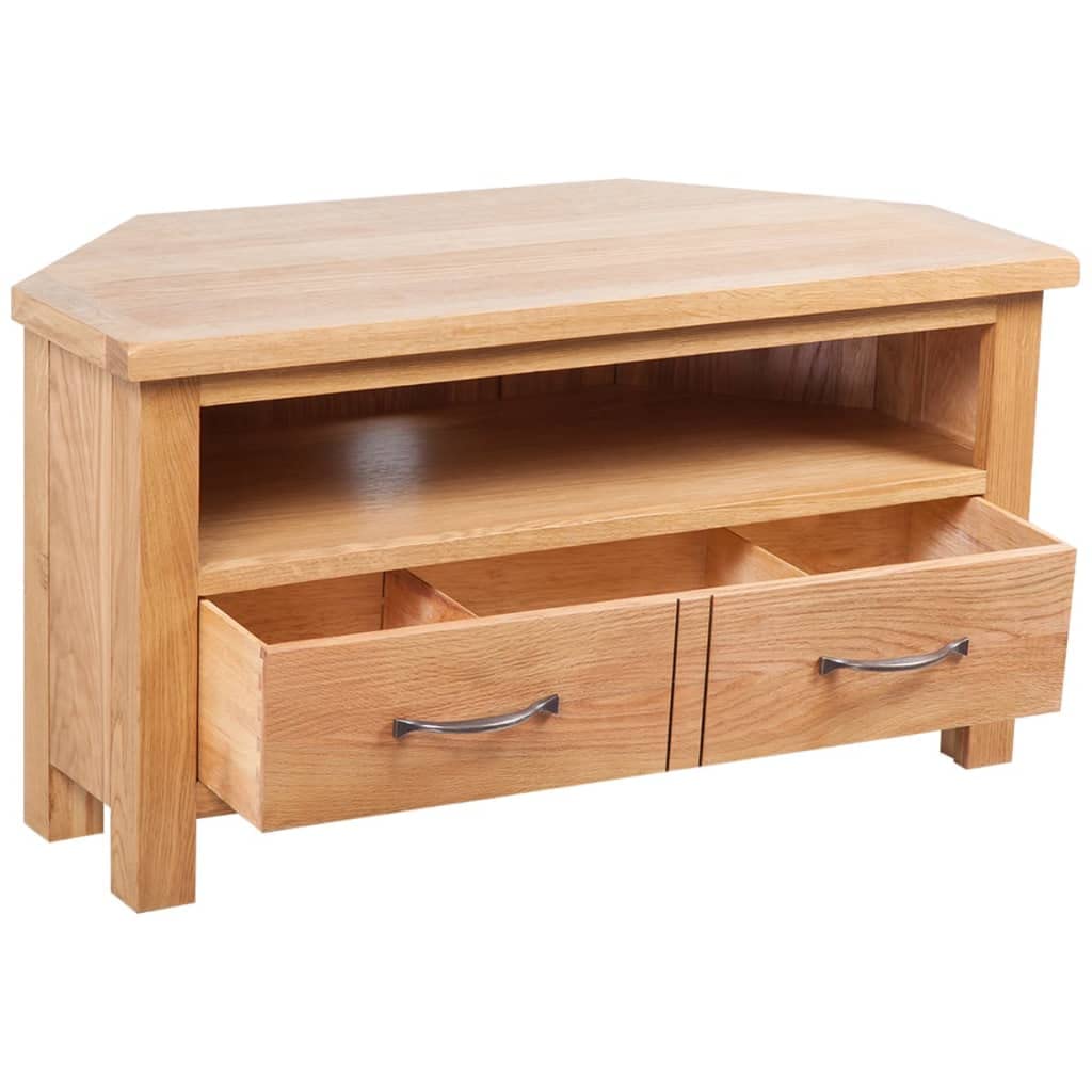 THYUOVAI TV Cabinet,Sideboard Lowboard Media Console Cabinet HiFi Cabinet Tv Table Suitable for Living Room,Bedroom,Closet,Hallway,Foyer,Office with Drawer Solid Oak Wood 34.6"x16.5"x18.1"