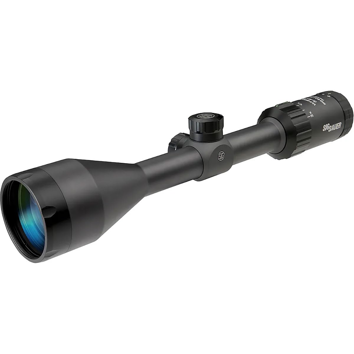 Sig Sauer Waterproof Fogproof Hunting Second Focal Plane 1-inch Tube Diameter Whiskey3 4-12X50mm Scope, Quadplex Reticle Illuminated