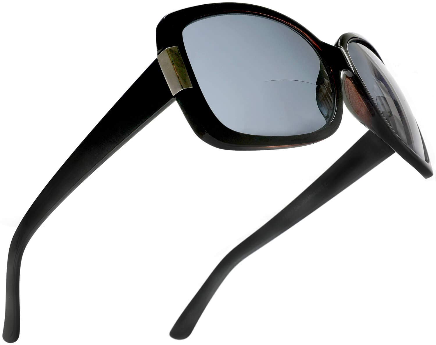 SAMBA SHADES BiFocal Sun Readers Fashion Reading Sunglasses for Women Jackie O French Riviera SunReaders Style in Black +2.50