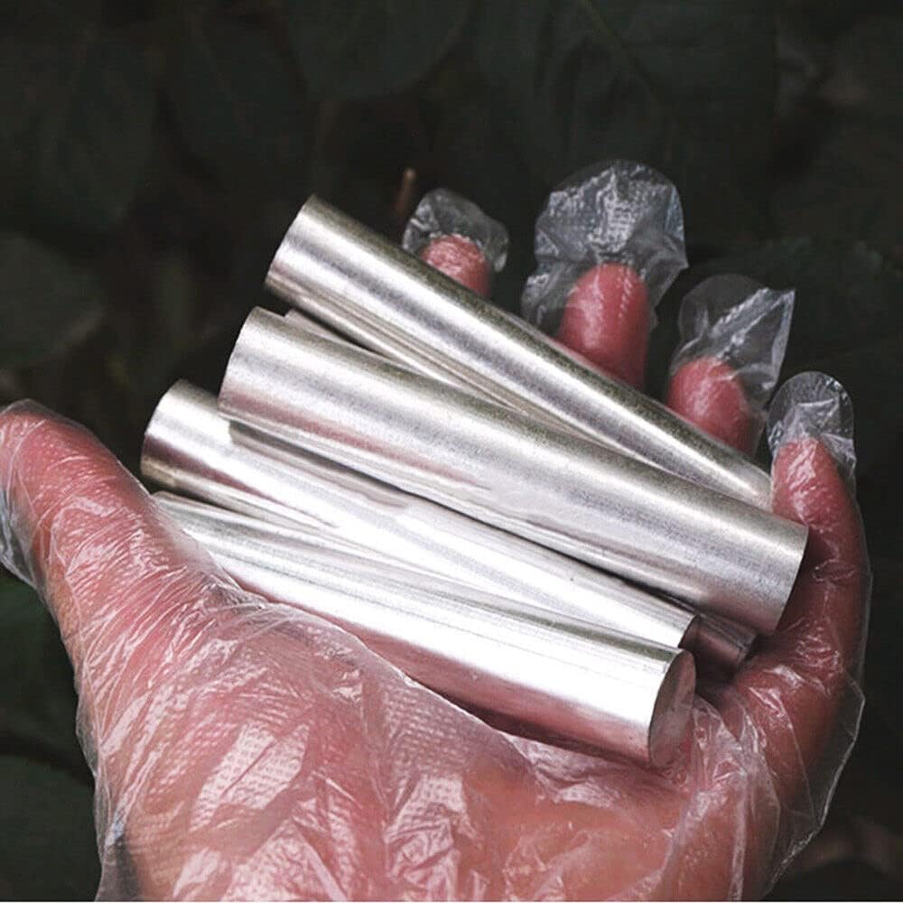 TEAMWILL 20PCS 99.99% Magnesium Metal Rod Mg Bar 16mm x 90mm 0.63"*3.5" Light Fire Emergency Survival