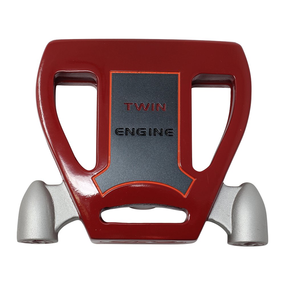 T7 Twin Engine Red Mallet Golf Putter Right Handed with Alignment Line Up Hand Tool 36 Inches XL Tall Lady Perfect for Lining up Your Putts