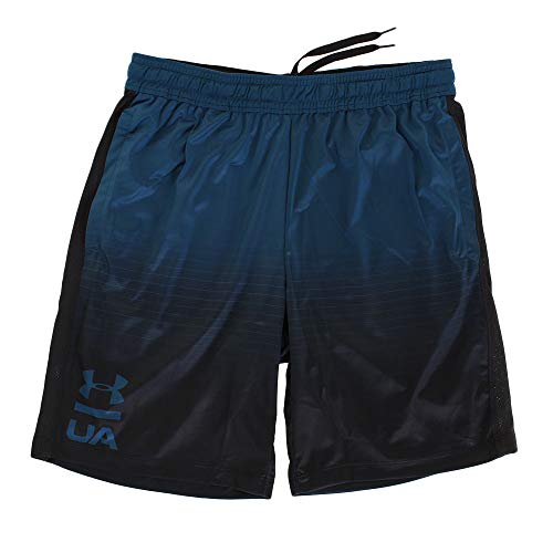Under Armour Men's MK1 Short Fade novelty, Techno Teal (489)/Black, X-Large