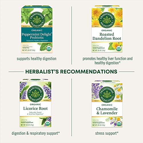 Traditional Medicinals Tea, Organic Smooth Move, Relieves Occasional Constipation, Senna, 48 Tea Bags (3 Pack)