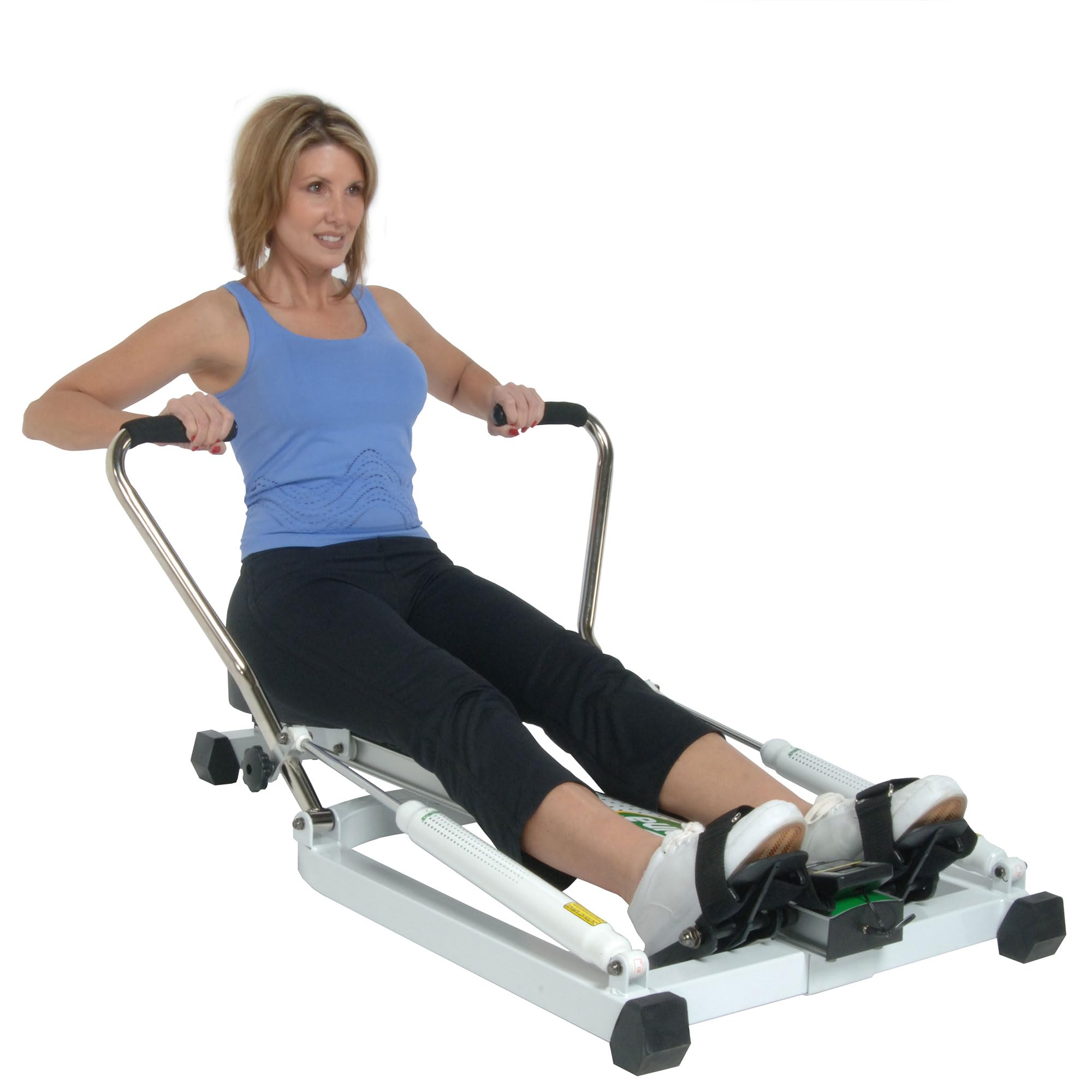 STAMINA Precision Hydraulic Rower 1205 - Smart Workout App, No Subscription Required - Compact Full Motion Rowing Machine for Home