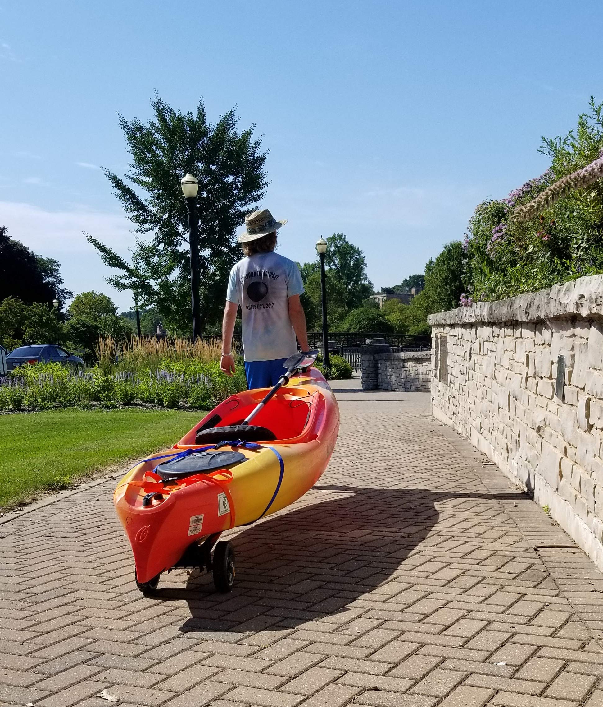 THEKAYAKCART KC-7 Ultra Portable Kayak & Canoe Cart