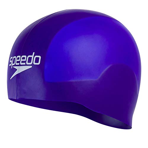 Speedo Unisex's Aqua V Racing Cap Swimming, Violet, One Size