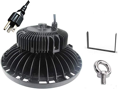 timmrain UFO LED High Bay Light,150W Natural White,Waterproof,with Mount Bracket Hanging Ring for Warehouse/Workshop/Gymnasium/Commercial/Shopping Mall Light