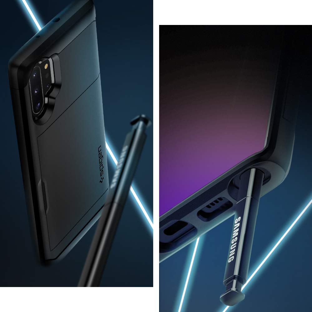 Spigen Slim Armor CS Designed for Samsung Galaxy Note 10 Plus Case/Galaxy Note 10 Plus 5G Case (2019) - Black