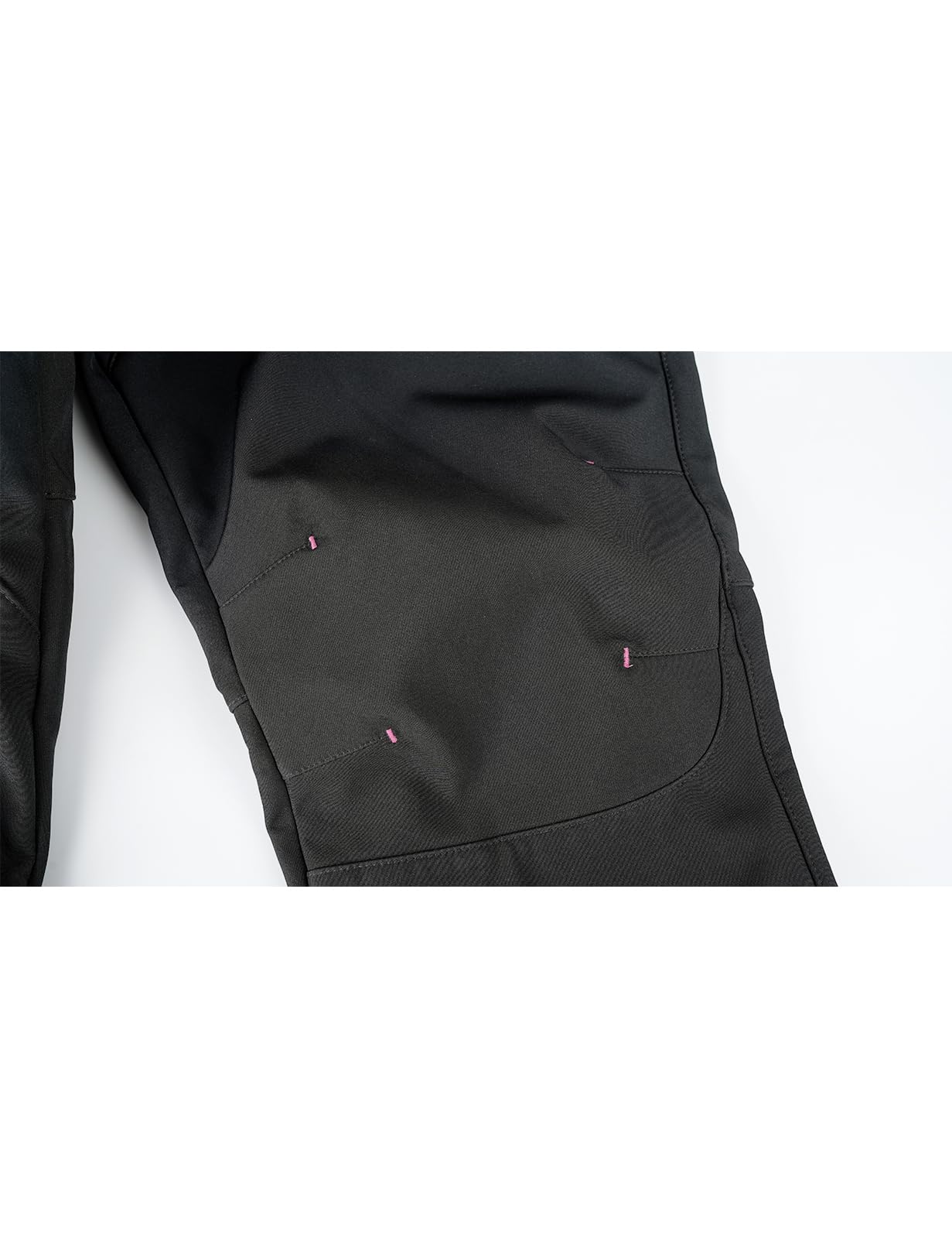 Tofern Waterproof Trousers for Women Fleece Lined Softshell Pants Breathable Snow Pants for Ladies Thermal Windproof Trousers Black