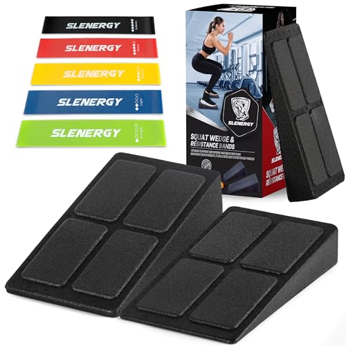 Take Pride in Deeper Squats β Perfect Form & Injury Reduction with Our Ergonomic, Non-Slip Squat Wedges + FREE Resistance Bands