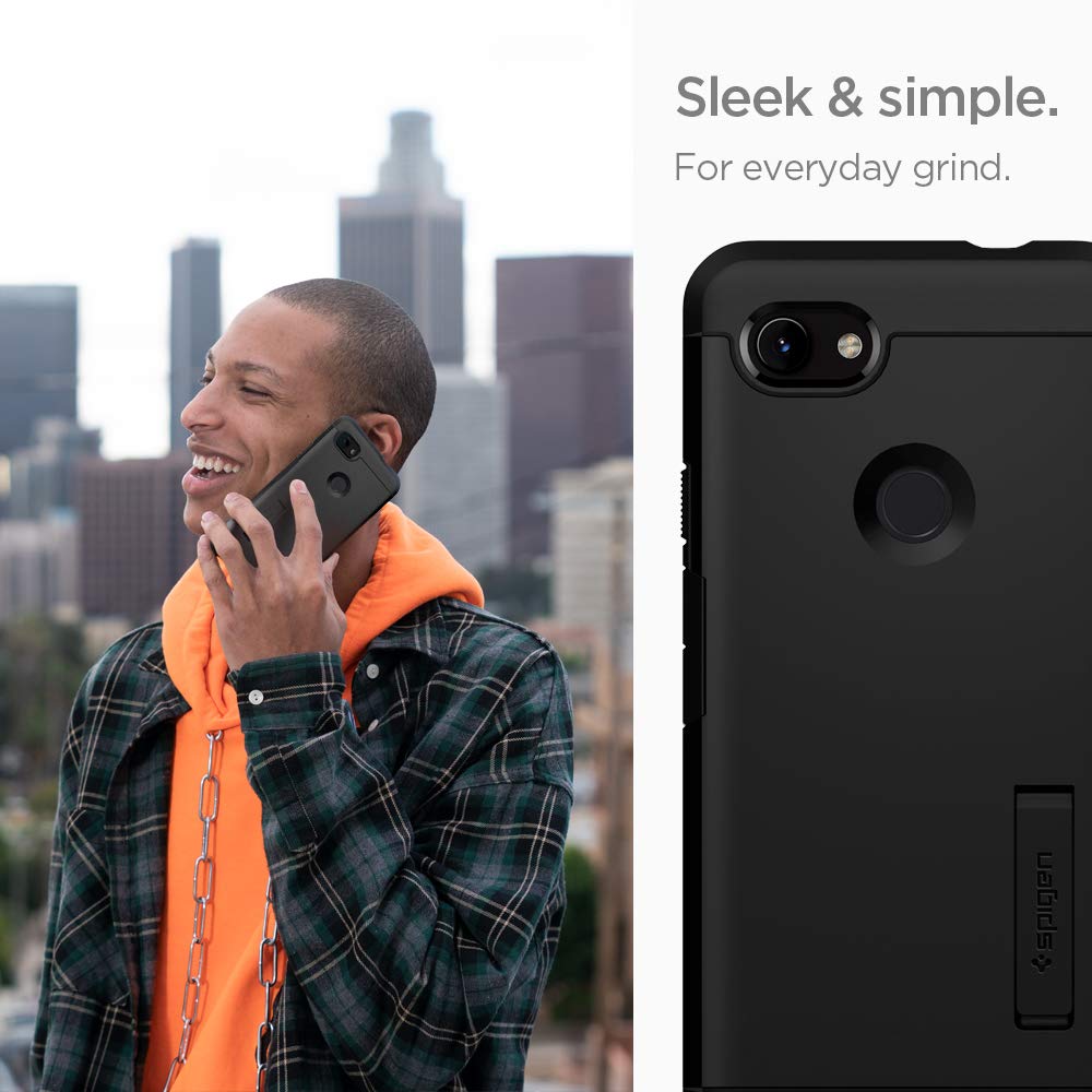 Spigen Tough Armor [Extreme Protection Tech] Designed for Google Pixel 3a Case (2019) - Black