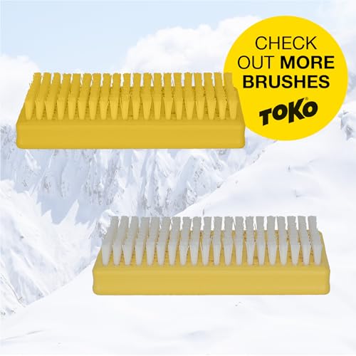 TOKO Ski Snowboard Waxing Brush 14mm Nylon and Copper Combi Brush
