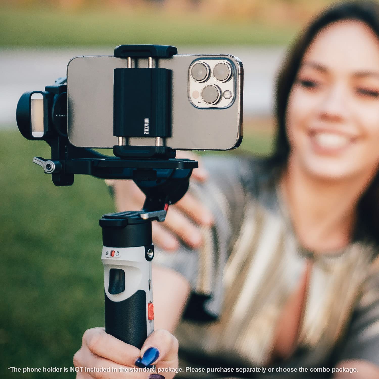 ZHIYUN Crane M2S Combo - Camera Gimbal Stabilizer for Mirrorless Camera, Action Camera, Smartphone, 1.2 lbs Lightweight Professional Video Stabilizer Compatible with Sony Canon Nikon Panasonic