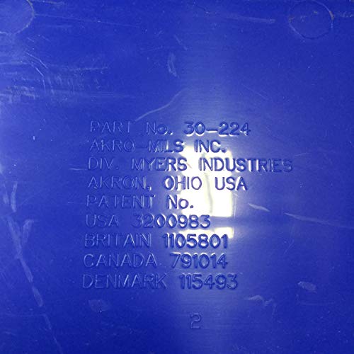 Uline S-13536 Blue Plastic Storage Stacking Hanging 11 X 4 X4