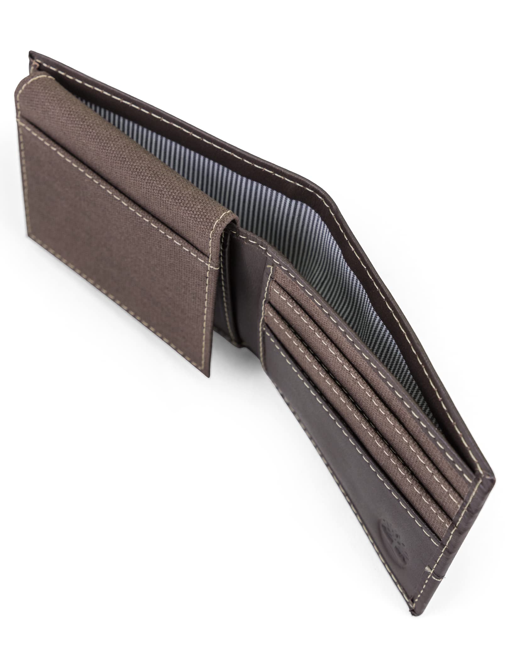 Timberland Men's Baseline Canvas Passcase, Charcoal, One Size