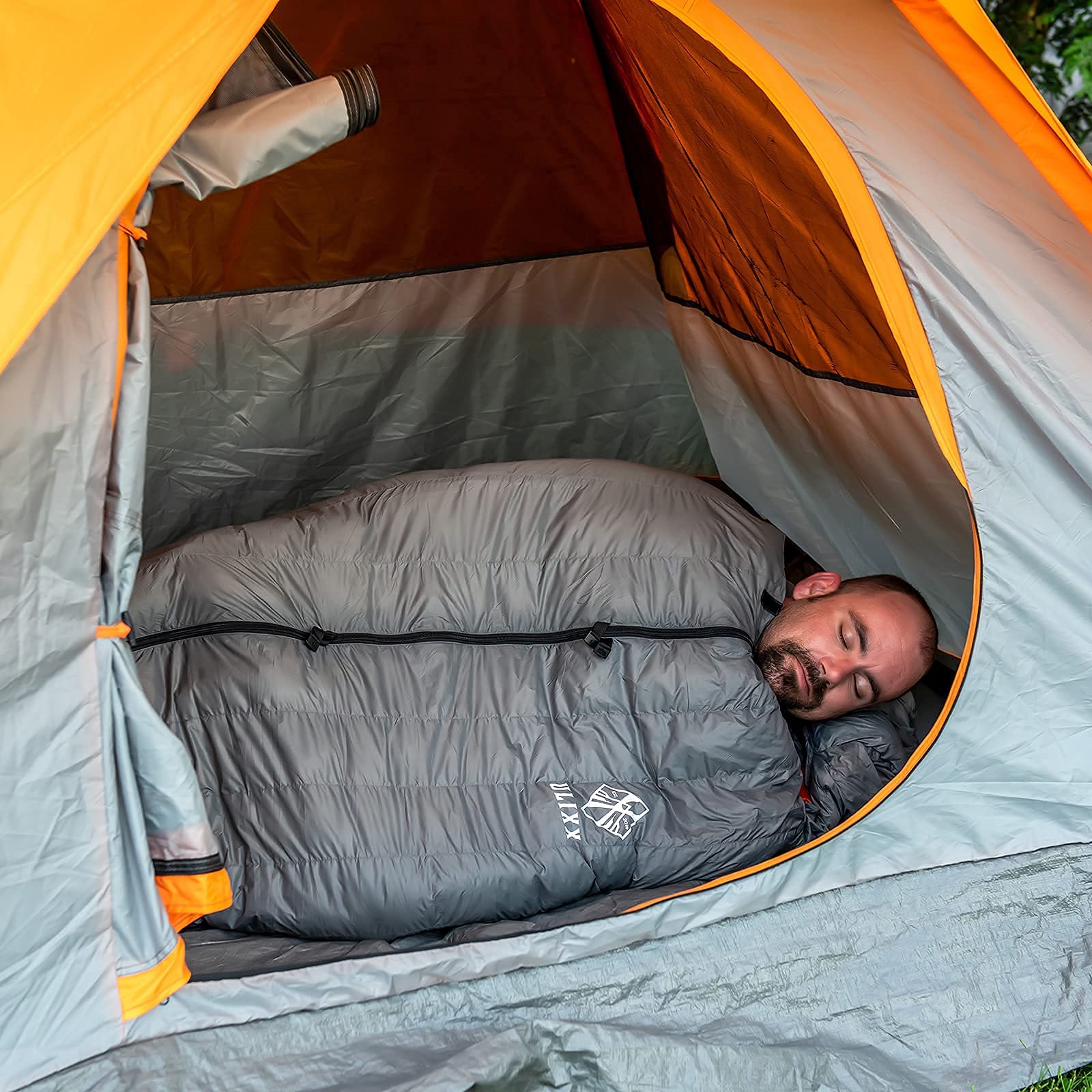 Ulixx Sleeping Bag for Adults – Extra Wide, Backpacking Quilt, Lightweight, 3 Season Camping; Perfect for Side Sleepers.
