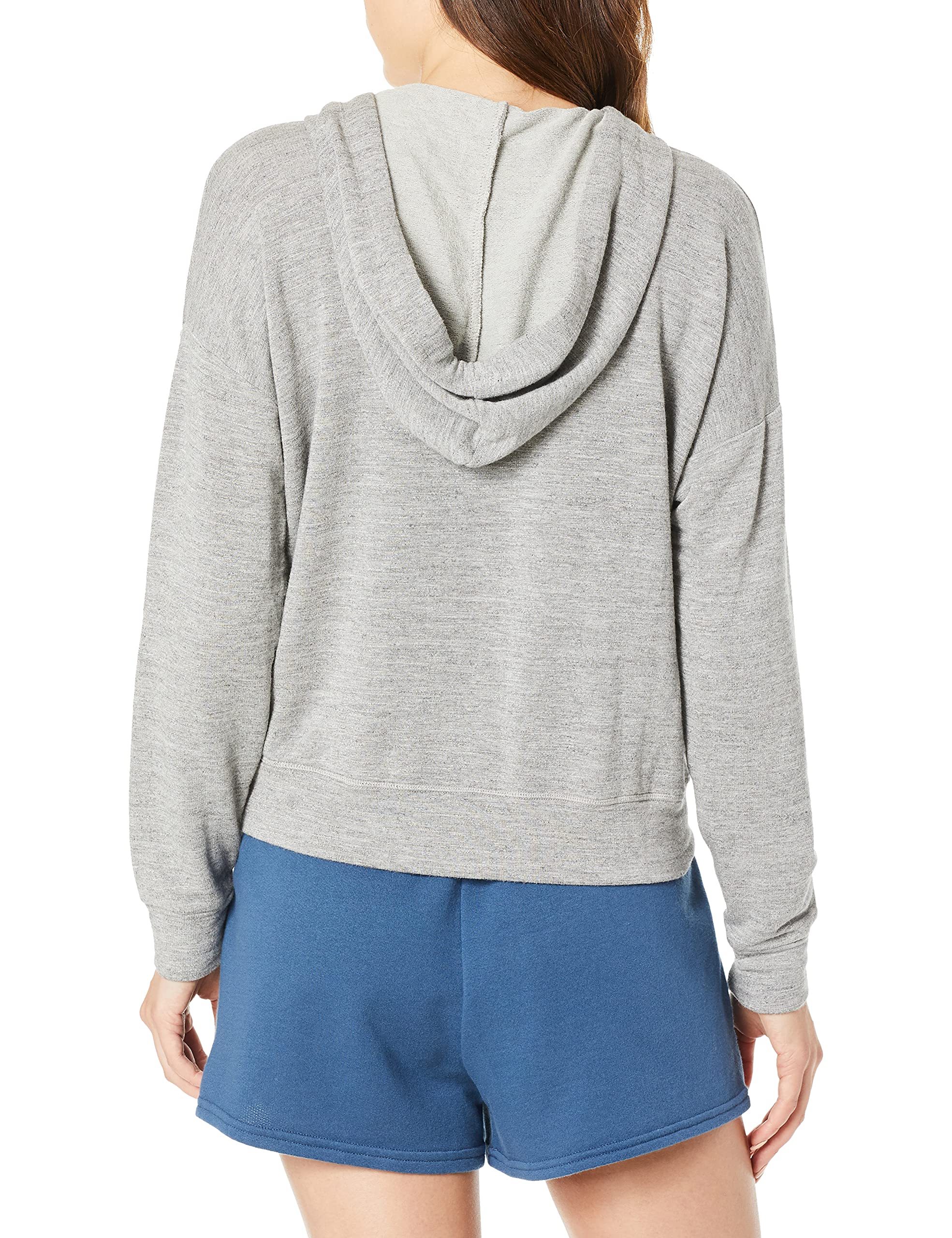Splendid Women's Track Jacket, Heather Grey, XXS