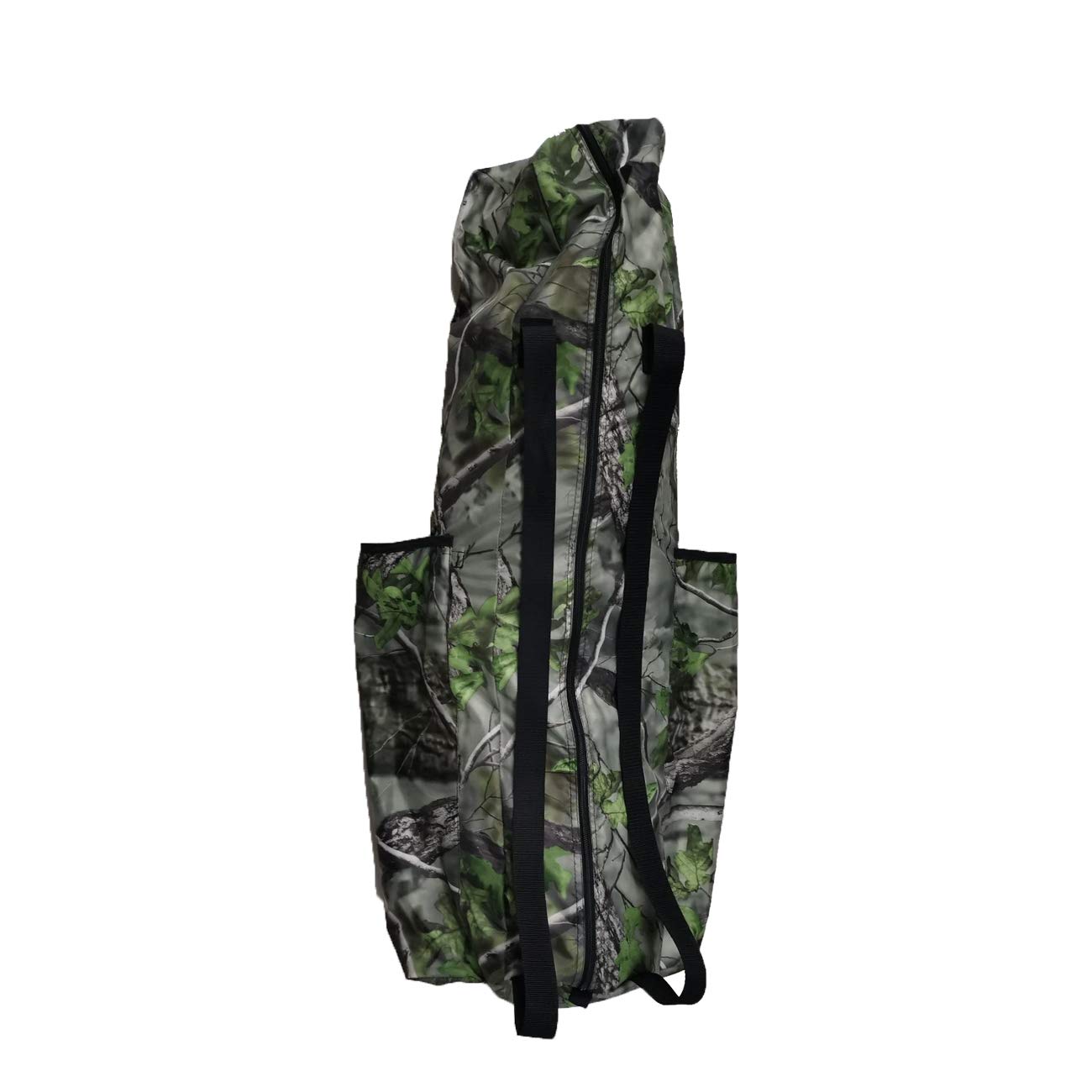 THUNDERBAY See Through Hunting Blind Combo with 2 Chairs, 3 Person Pop Up Ground Blinds 180 Degree, 300D Durable Hunting Tent for Deer & Turkey Hunting (Camouflage), Floor Space 62" x 62"