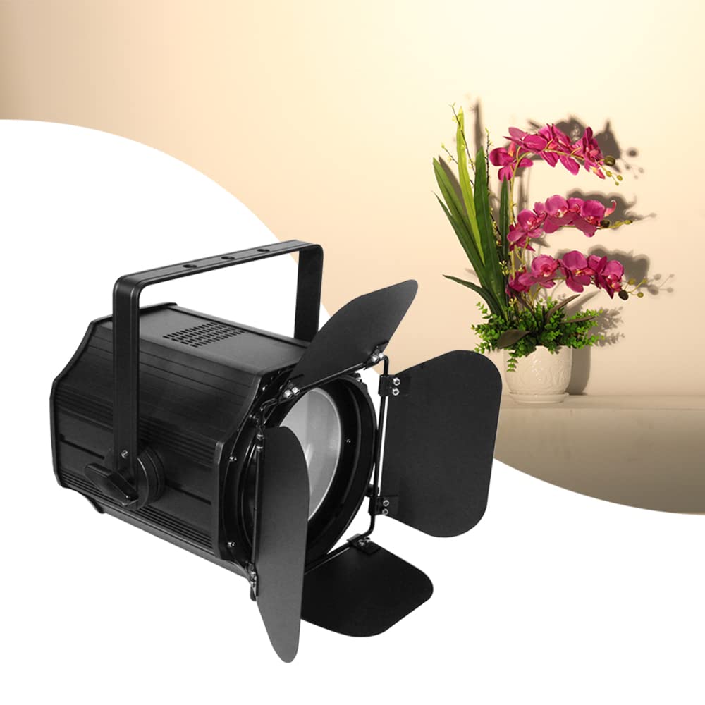 V-Show 200W Stage COB Par Light - Studio Lights Warm White DMX with Dimmable for Camera Photo Church Theater