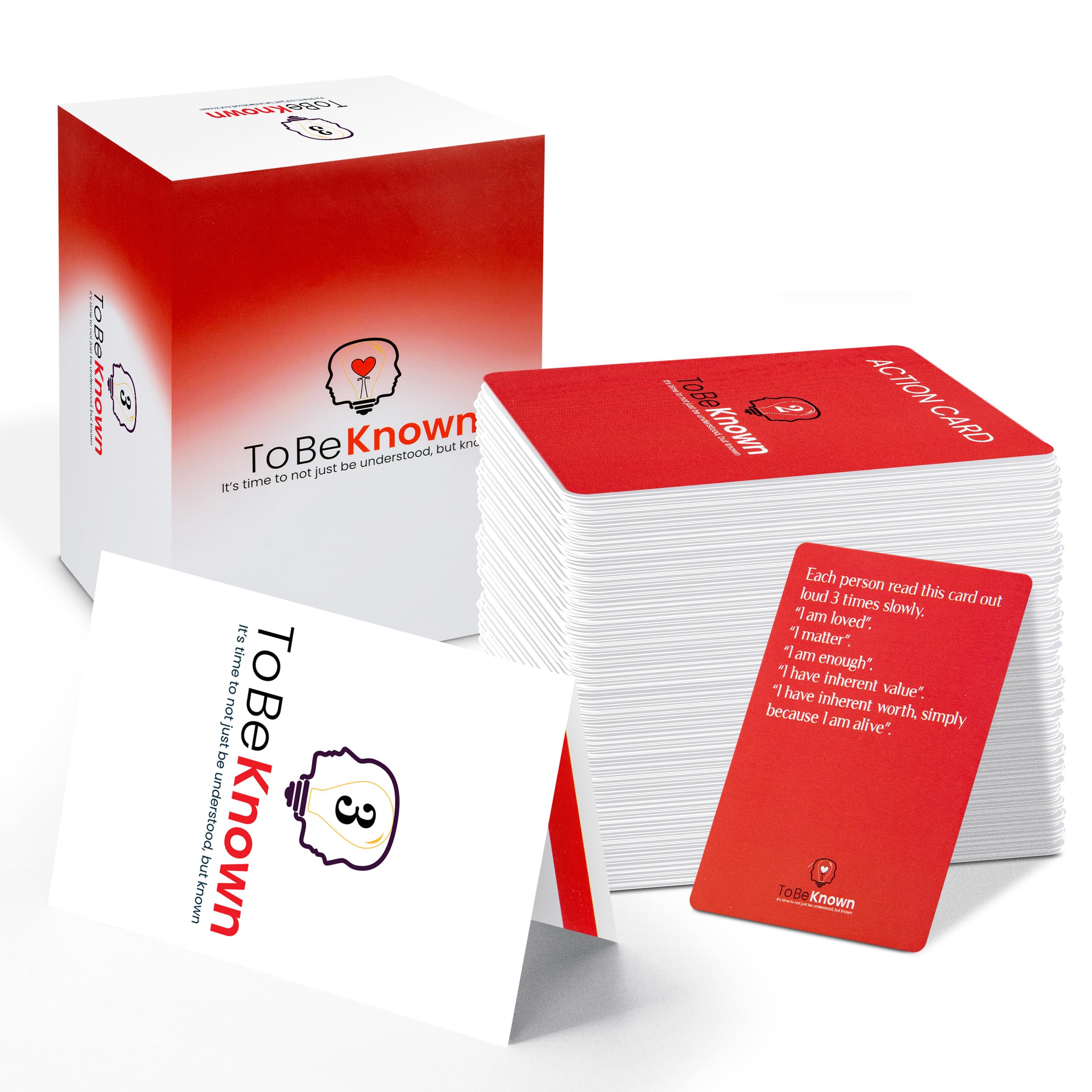 to Be Known Card Game - Valentine's Day Connect W/Your Lover 350 Questions Adult Card Game,Interactive Deck for Couples. Meaningful Conversations and Relationship Building